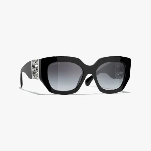 Chanel Butterfly Sunglasses - Black