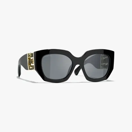Chanel Butterfly Sunglasses - Black