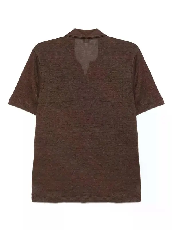BARBA NAPOLI Linen T-shirt