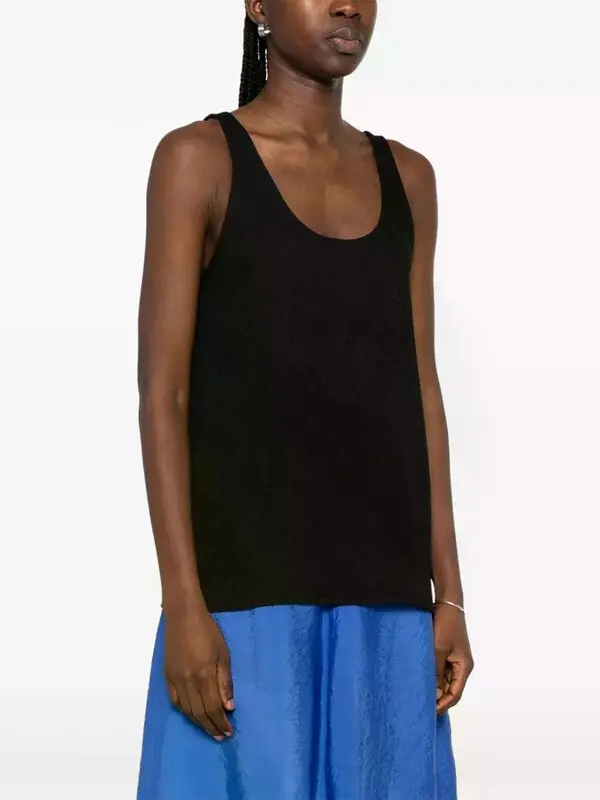 TOTEME Sablé Tank Top - Black