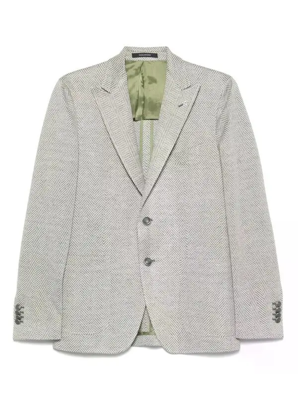 Tagliatore Herringbone Blazer