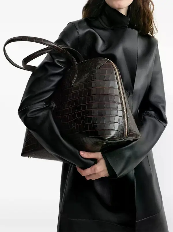 TOTEME Crocodile-embossed Tote