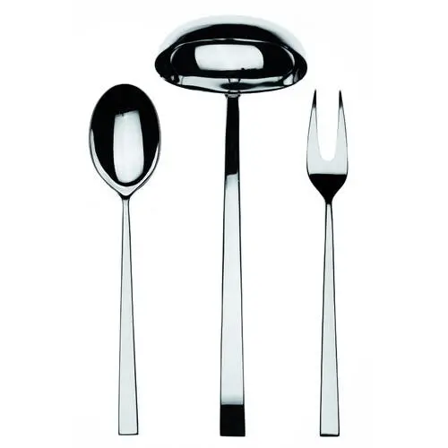 MEPRA Atena Serving Set3 Pieces - Silver