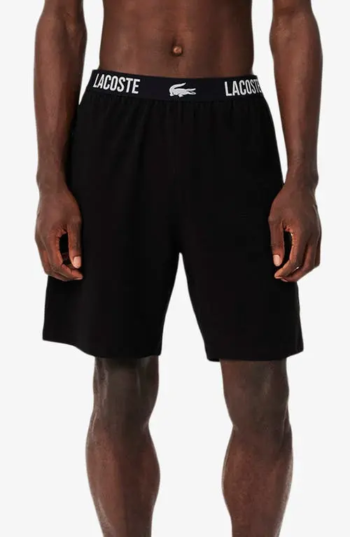 Lacoste Lounge Boxer Shorts - Black