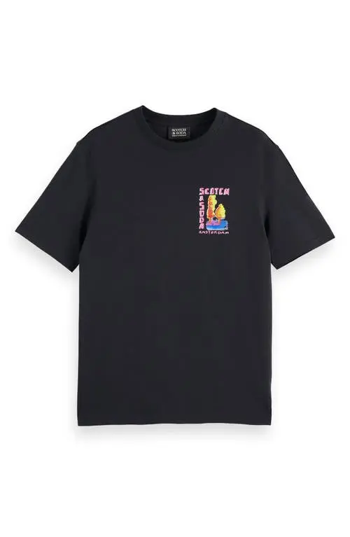 Scotch & Soda Artwork Graphic T-shirt - Meteorite