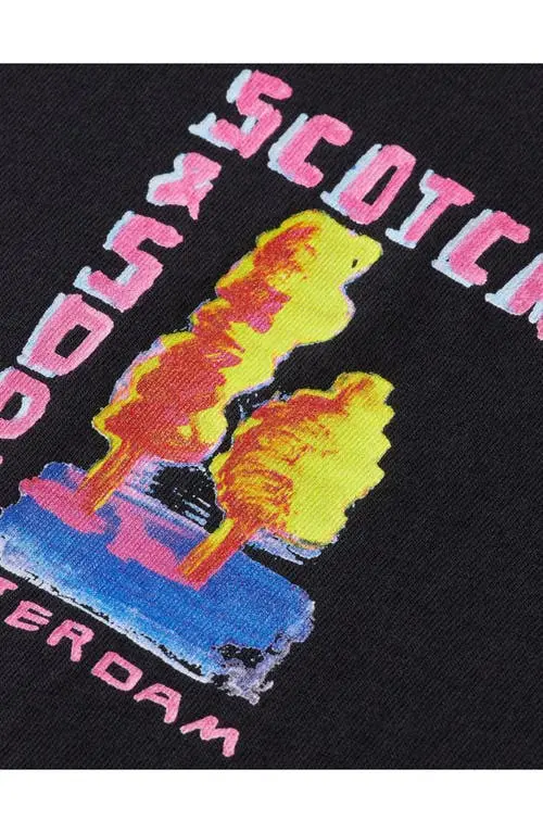 Scotch & Soda Artwork Graphic T-shirt - Meteorite