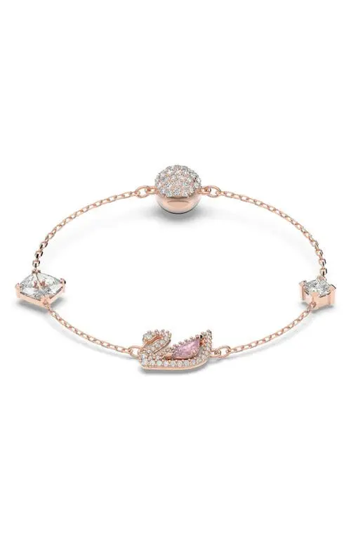 SWAROVSKI Swan Station Bracelet - Pink