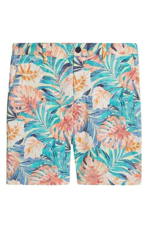 Tommy Bahama Chip Shot Positano Palms Stretch Ripstop Shorts - Lychee