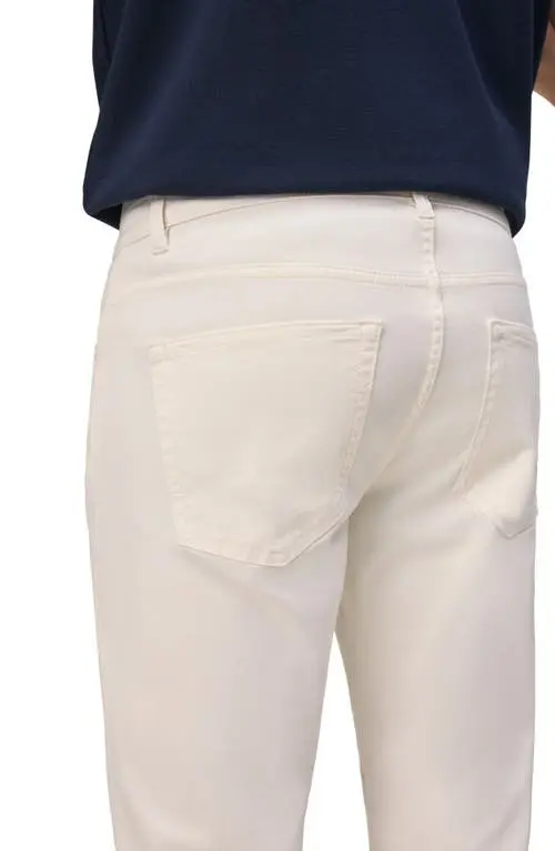 Warp + Weft Ams Slim Fit Twill Pants - Blanc