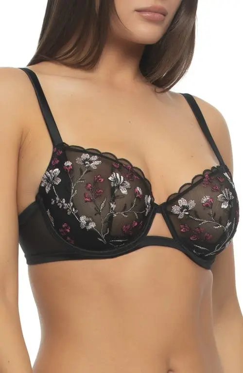 Felina Allure Underwire Bra - Midnight Rouge