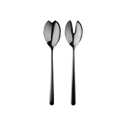 MEPRA Linea Salad Serving Set2 Pieces - Black Gold