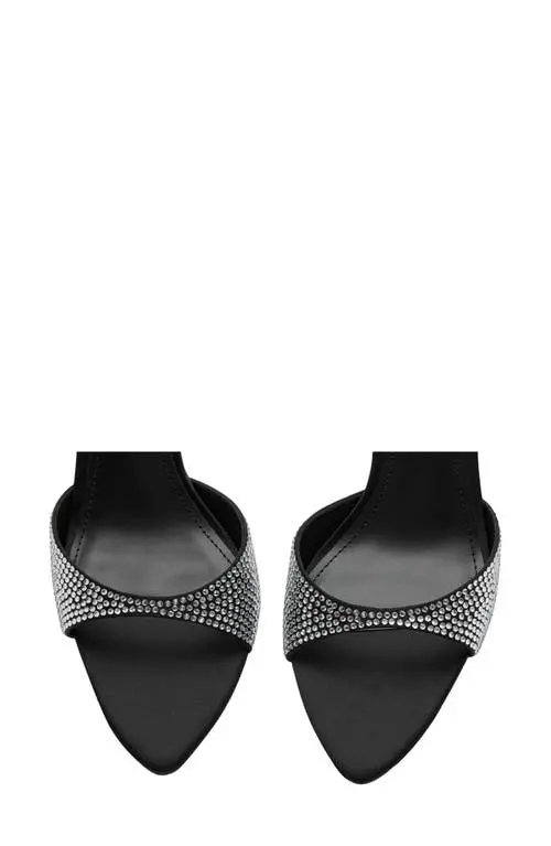 Mango Rhinestone Stiletto Sandals