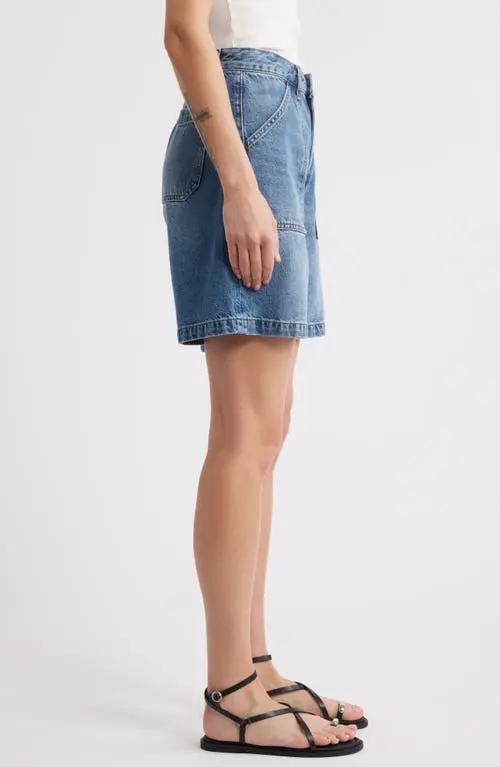 FRAME Utility Denim Shorts