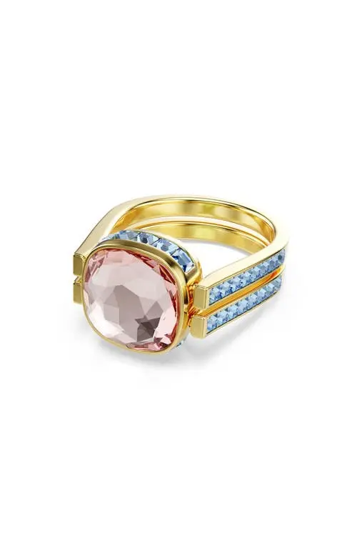 SWAROVSKI Chroma Twist Ring - Pink/ Green/ Blue Multi