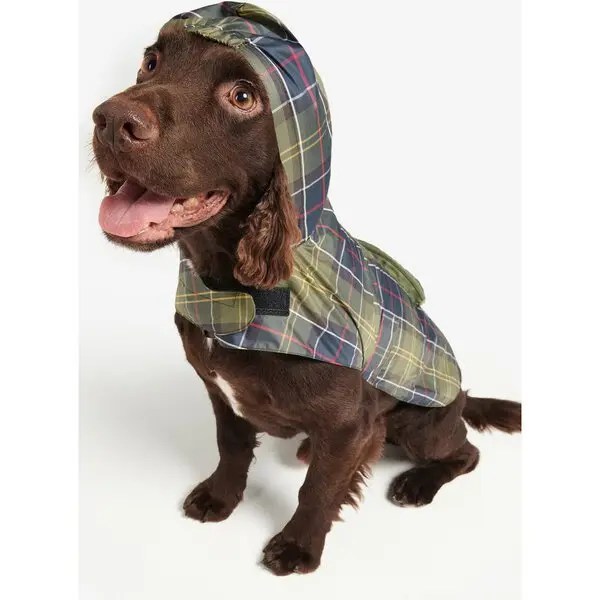 Barbour Tartan Showerproof Packable Dog Coat - Classic Tartan