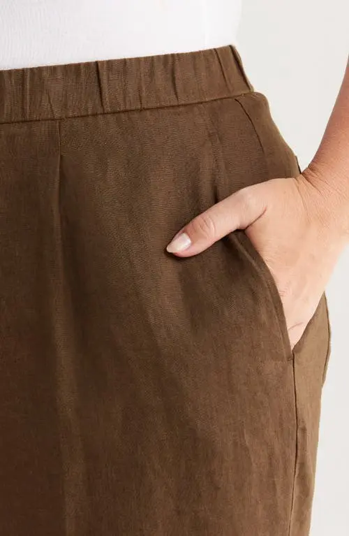 Eileen Fisher Organic Linen Shorts