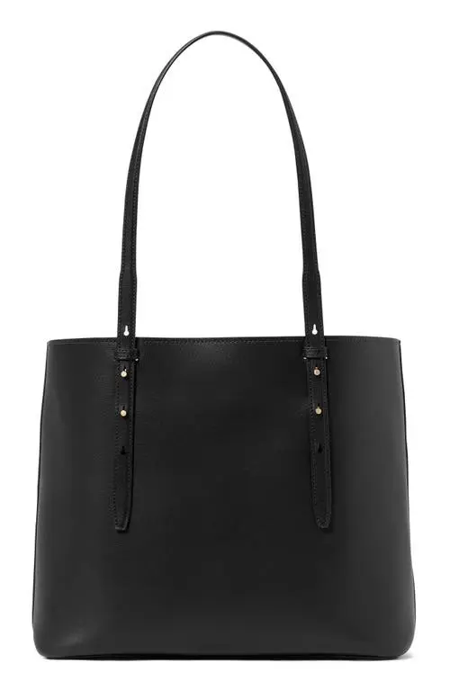 Kate Spade New York Do It All Fine Grain Leather Tote - Black
