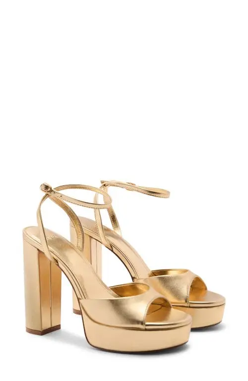 Mango Ankle Strap Platform Sandal