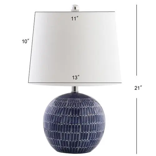 JONATHAN Y Ronald 21" Ceramic Led Table Lamp