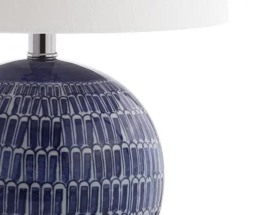 JONATHAN Y Ronald 21" Ceramic Led Table Lamp