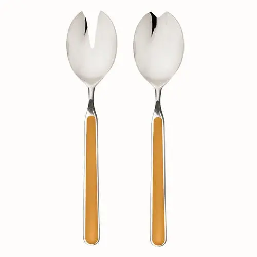 MEPRA Fantasia Salad Serving Set2 Pieces - Mustard