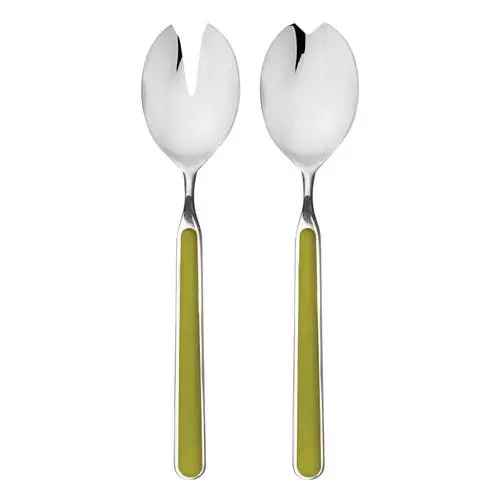MEPRA Fantasia Salad Serving Set2 Pieces - Olive-green