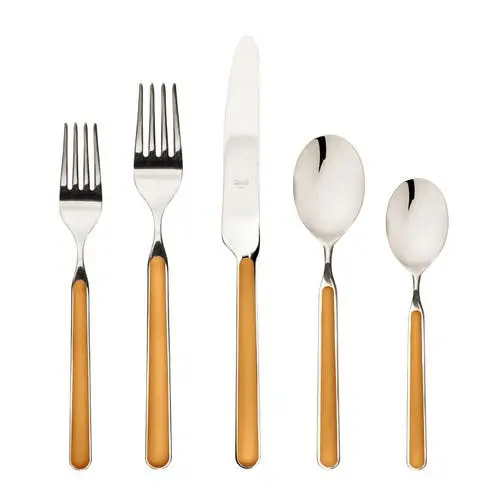 MEPRA Fantasia Flatware Set5 Pieces - Mustard