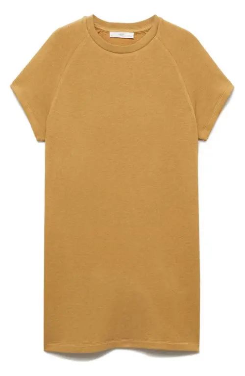 Mango Heather Fleece Nightgown - Ochre