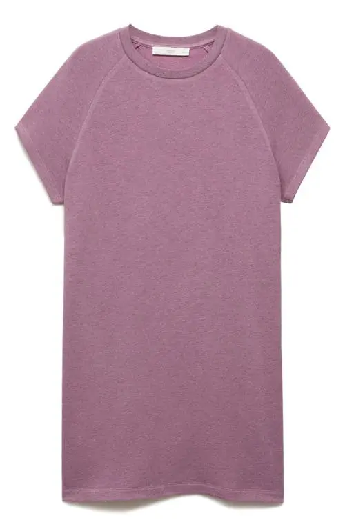 Mango Heather Fleece Nightgown - Plum