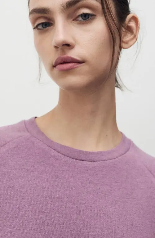 Mango Heather Fleece Nightgown - Plum