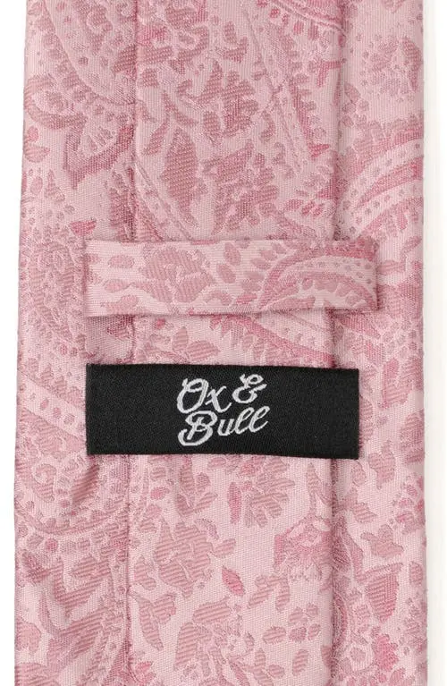 CUFFLINKS, INC. Paisley Silk Jacquard Neck Tie - Pink