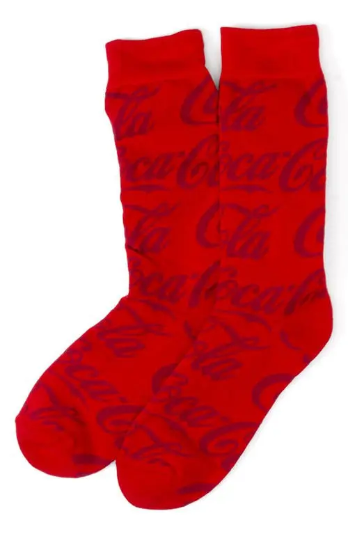 CUFFLINKS, INC. Patterned Socks - Red