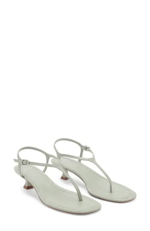 Mango T-strap Sandal - Pastel Green