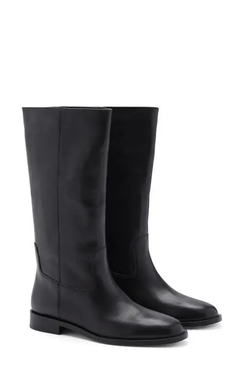 Mango Knee High Leather Boots