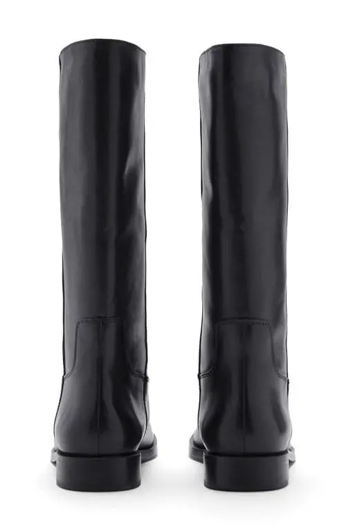 Mango Knee High Leather Boots