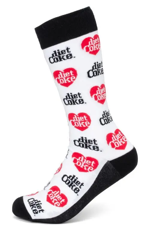 CUFFLINKS, INC. Patterned Crew Socks - White