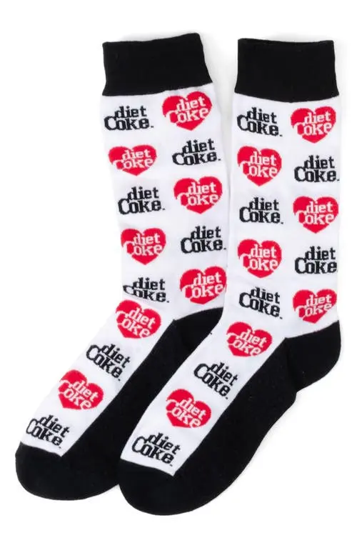 CUFFLINKS, INC. Patterned Crew Socks - White