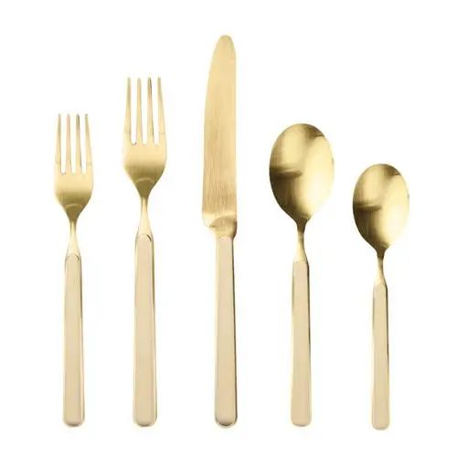 MEPRA Fantasia Ice Gold Flatware Set5 Pieces - Sesame