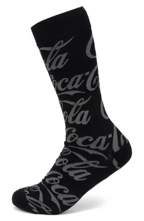 CUFFLINKS, INC. Patterned Crew Socks - Black
