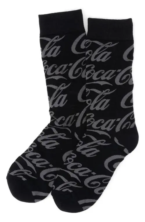 CUFFLINKS, INC. Patterned Crew Socks - Black