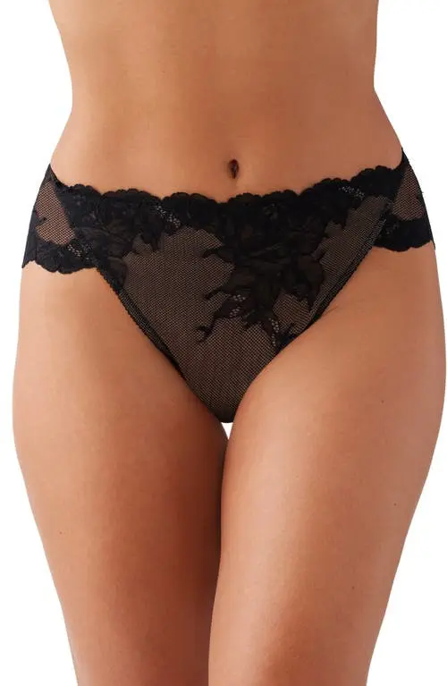 Wacoal Vivid Attraction High Cut Briefs - Black