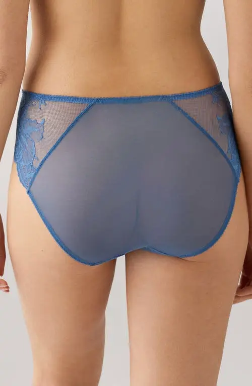 Wacoal Vivid Attraction High Cut Briefs - Blue Horizon