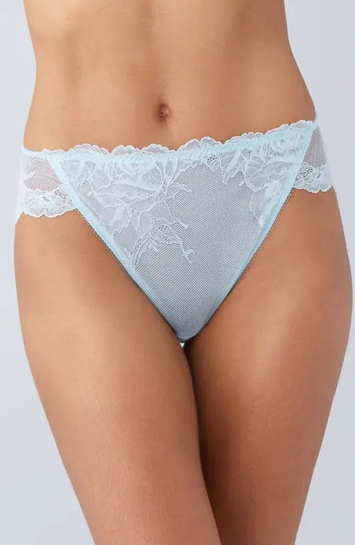 Wacoal Vivid Attraction High Cut Briefs - Soft Sky