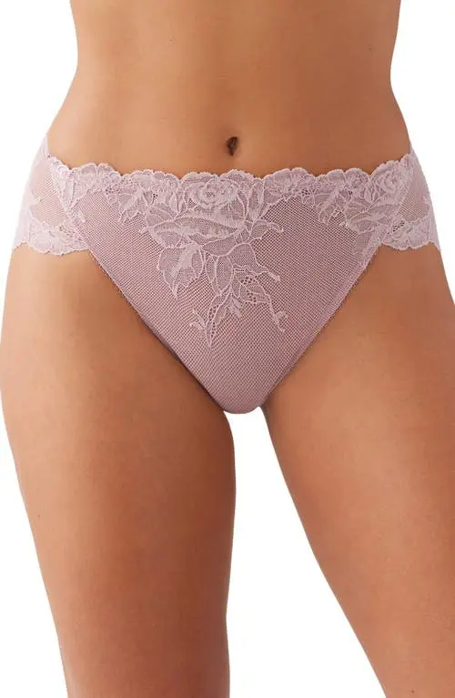 Wacoal Vivid Attraction High Cut Briefs - Woodrose