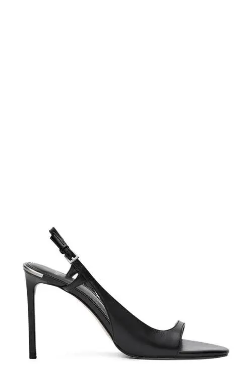Mango Asymmetric Ankle Strap Sandal