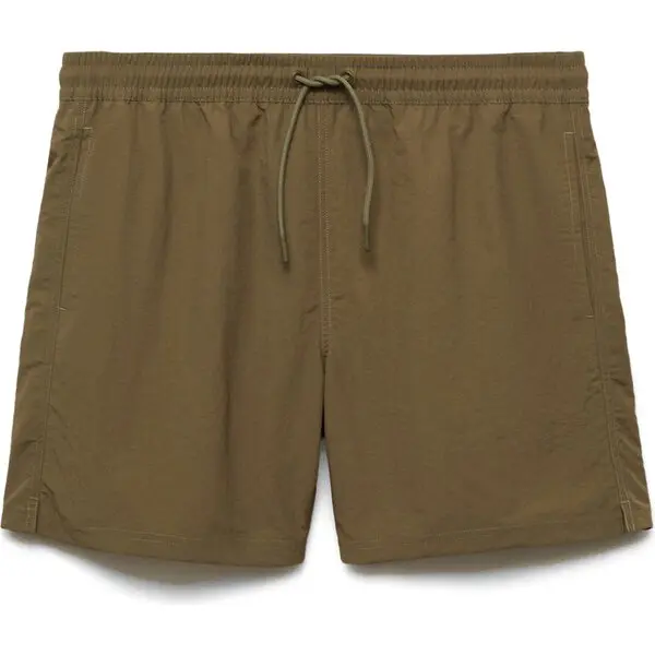 Mango Swim Trunks - Khaki Green