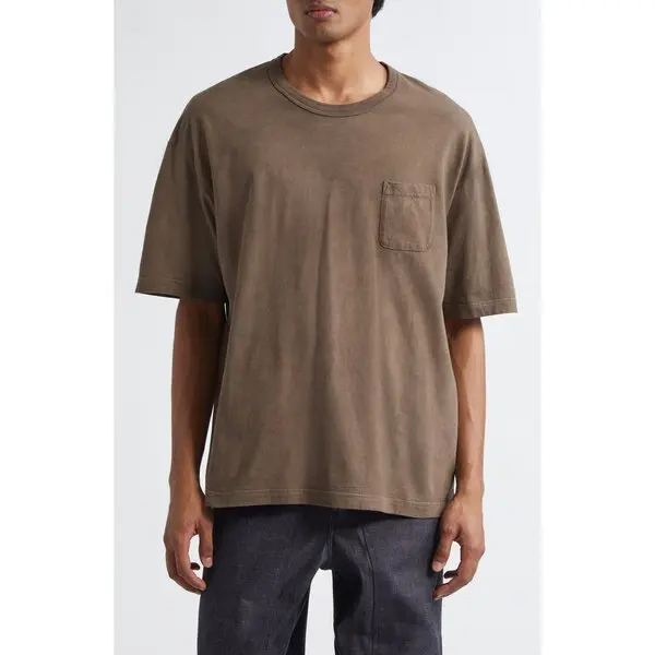 Visvim Jumbo Cotton Pocket T-shirt - Mud