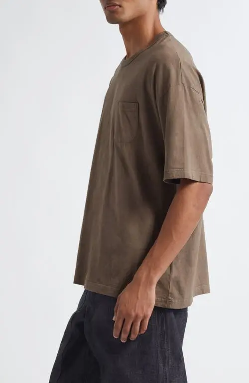 Visvim Jumbo Cotton Pocket T-shirt - Mud