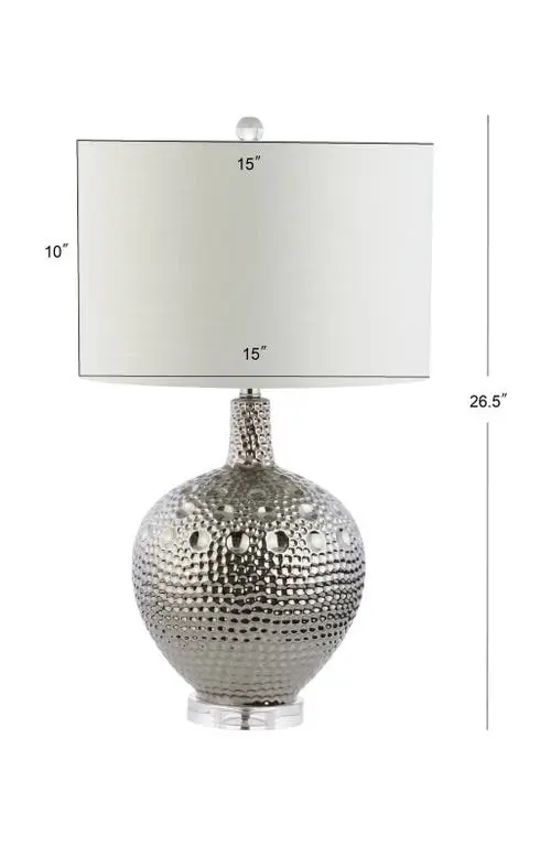 JONATHAN Y Andrews 27" Ceramic Led Table Lamp