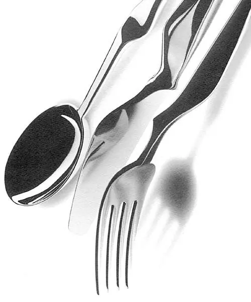 MEPRA Ergonomica Flatware Set With H/h Knives5 Pieces